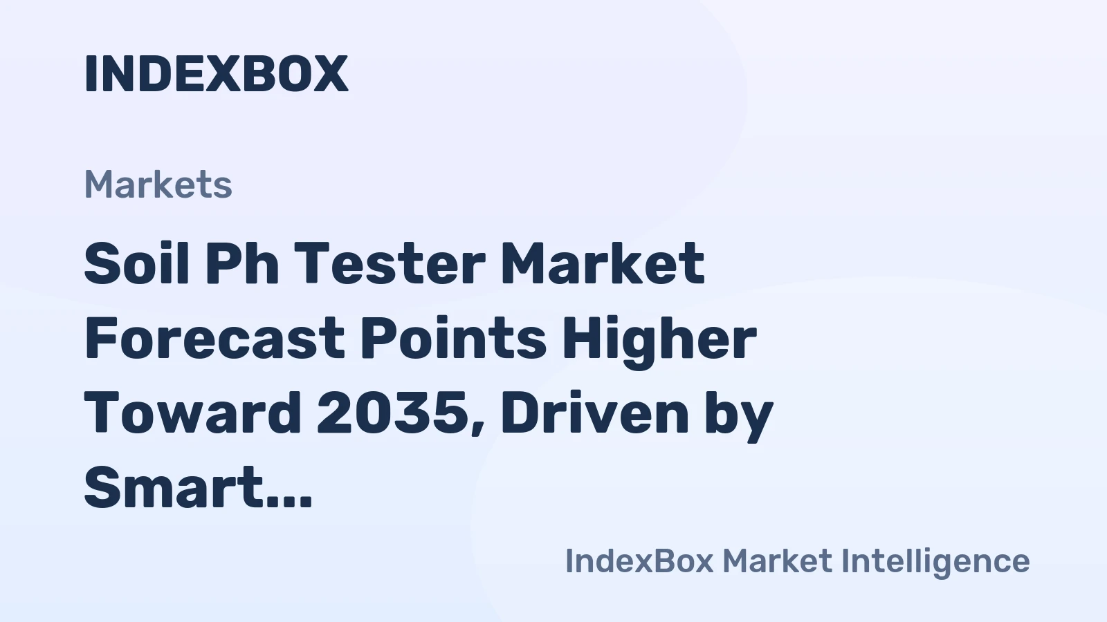 Soil Ph Tester Market Forecast Points Higher Toward 2035, Driven by Smart Gardening Adoption
