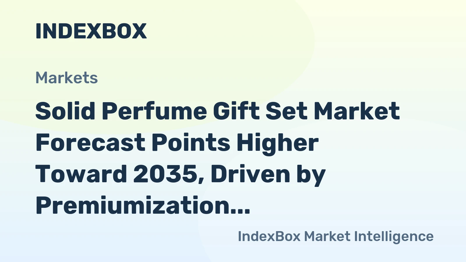 Solid Perfume Gift Set Market Forecast Points Higher Toward 2035, Driven by Premiumization and Gifting Culture