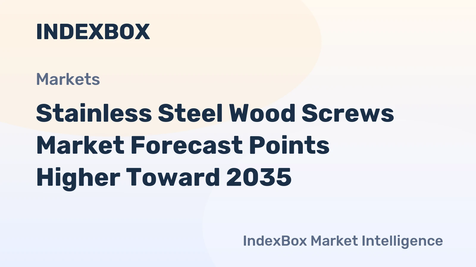 Stainless Steel Wood Screws Market Forecast Points Higher Toward 2035, Driven by Premiumization and DIY Expansion