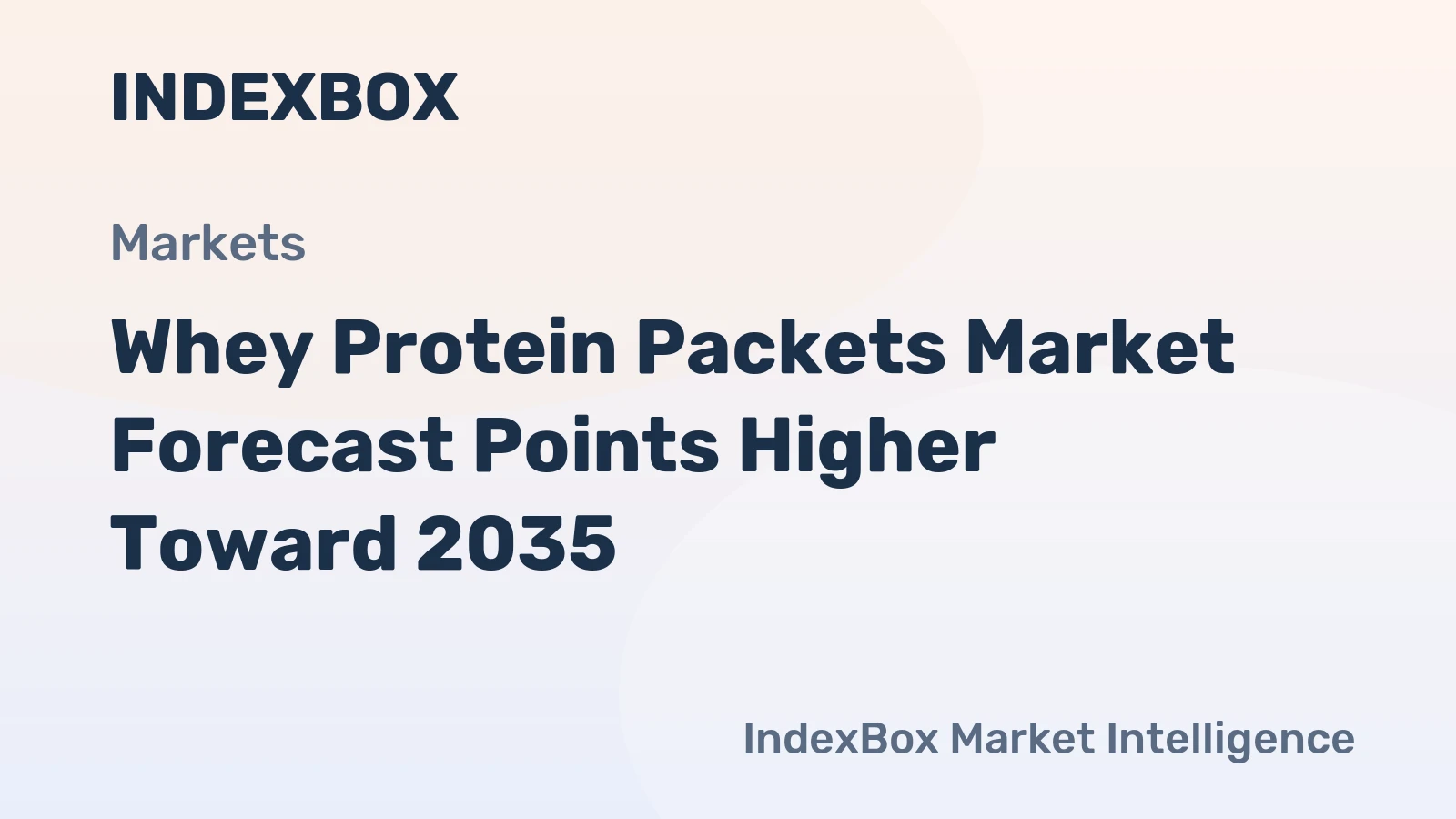 Whey Protein Packets Market Forecast Points Higher Toward 2035, Driven by on-the-Go Convenience and Premiumization Trends