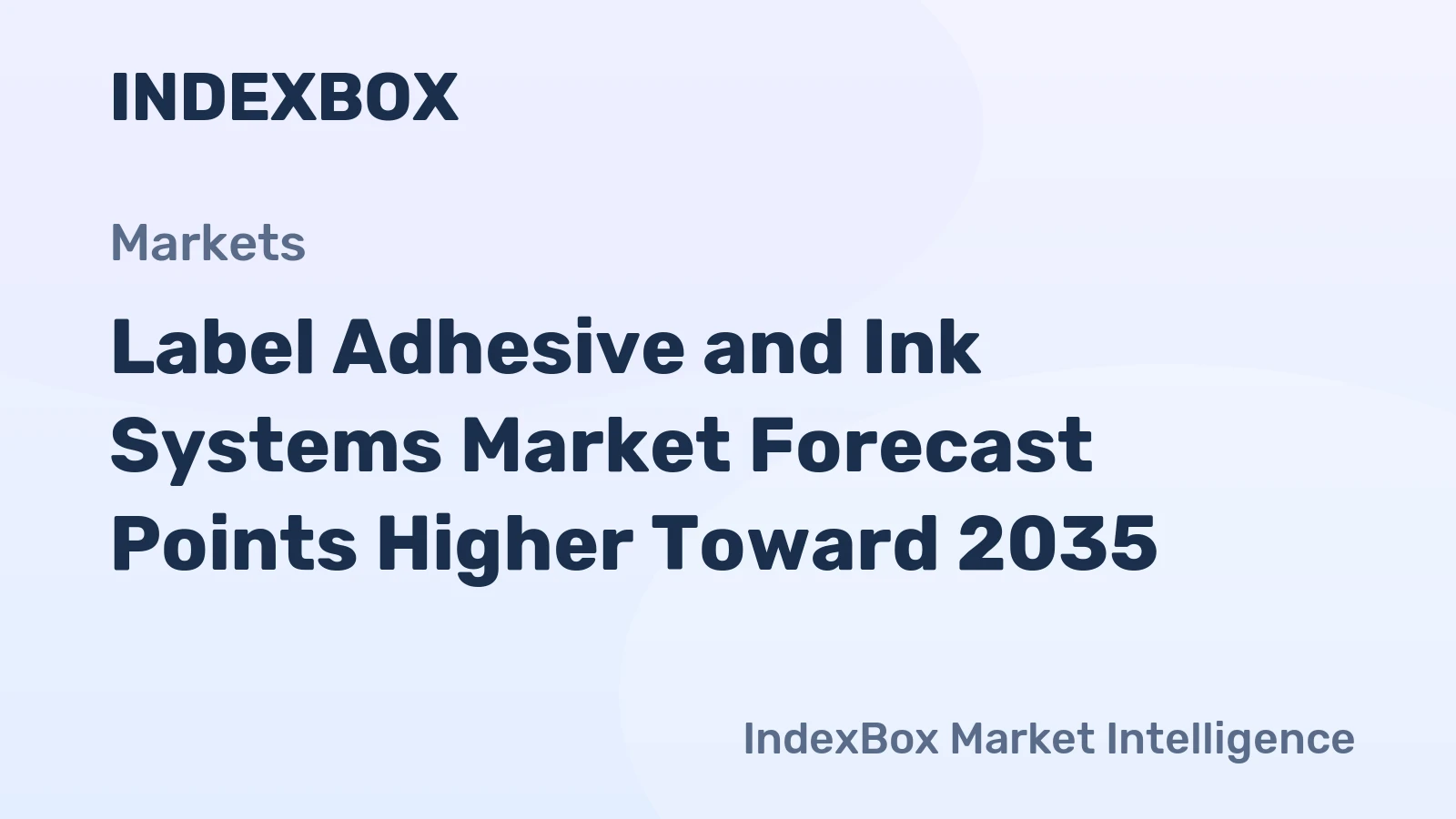 Label Adhesive and Ink Systems Market Forecast Points Higher Toward 2035, Driven by E-Commerce and Smart Packaging