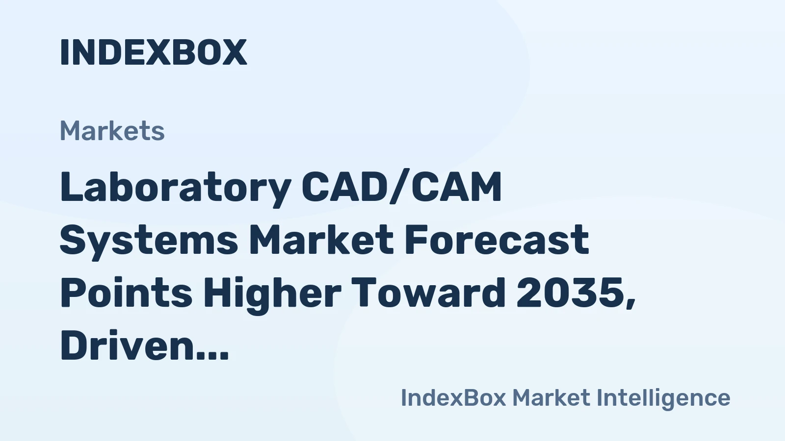 Laboratory CAD/CAM Systems Market Forecast Points Higher Toward 2035, Driven by Digital Dentistry Adoption