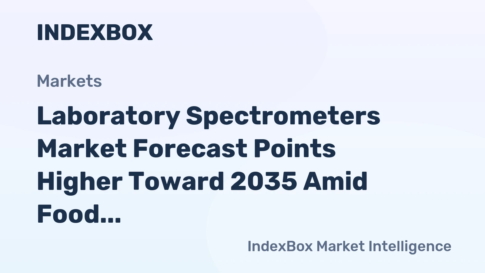 Laboratory Spectrometers Market Forecast Points Higher Toward 2035 Amid Food Safety and Pharma Quality Demands