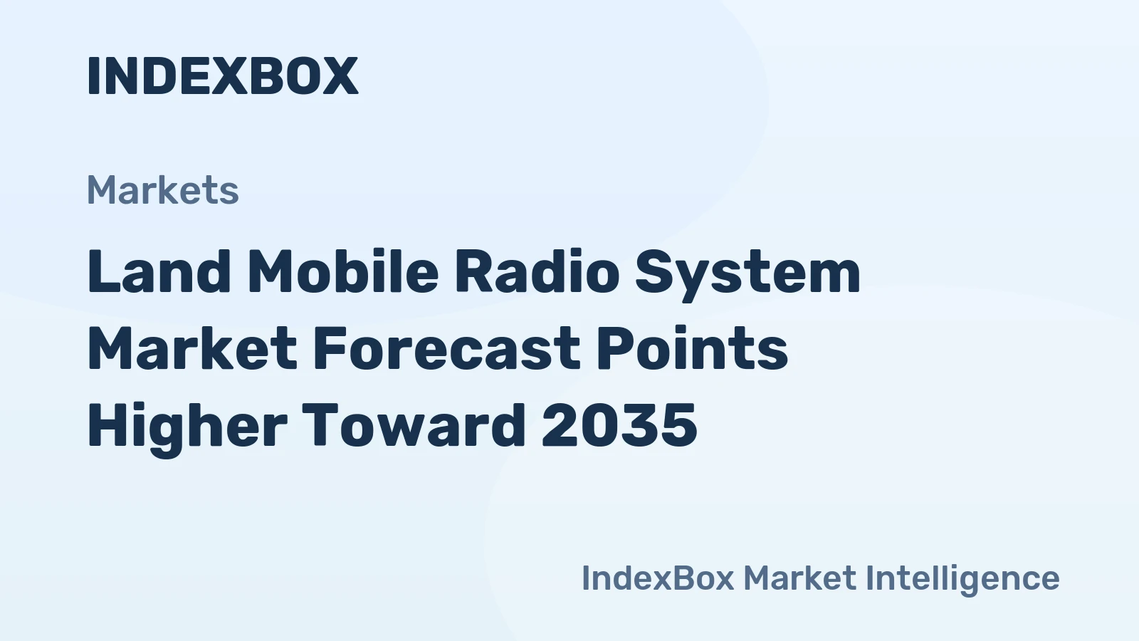 Land Mobile Radio System Market Forecast Points Higher Toward 2035, Driven by Public Safety Modernization and Digital Migration