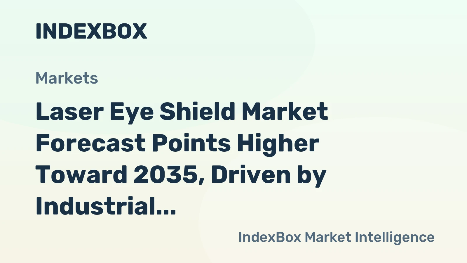 Laser Eye Shield Market Forecast Points Higher Toward 2035, Driven by Industrial Laser Safety Mandates