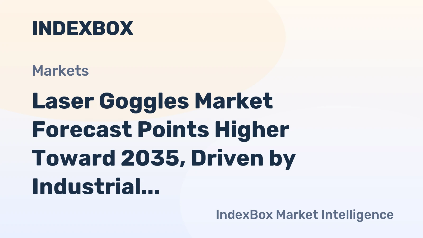 Laser Goggles Market Forecast Points Higher Toward 2035, Driven by Industrial Laser Safety Mandates