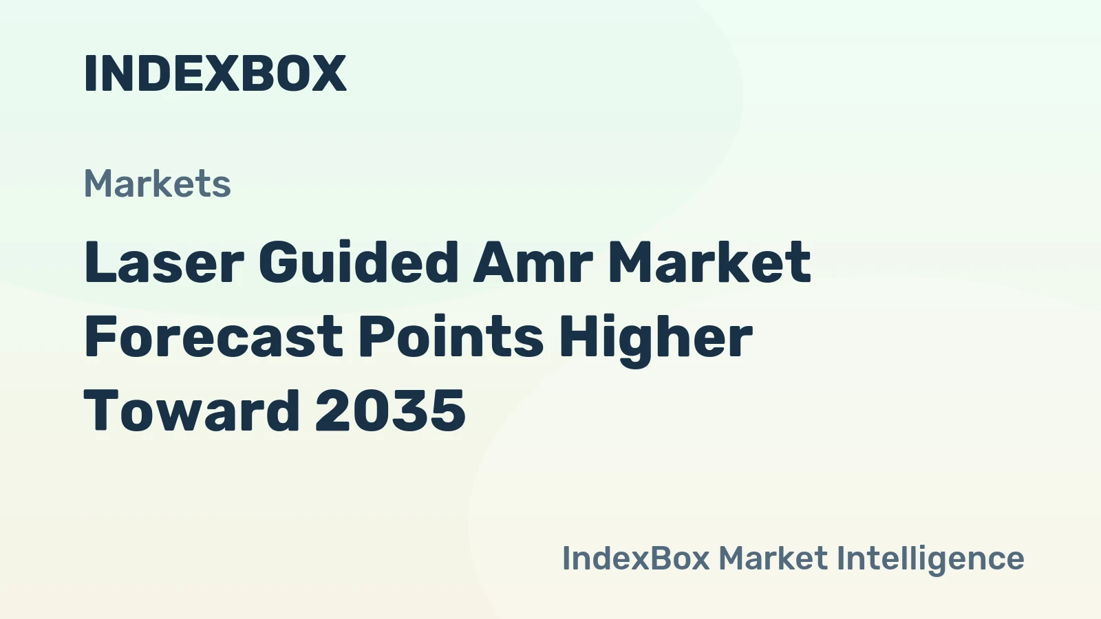 Laser Guided Amr Market Forecast Points Higher Toward 2035, Driven by Precision Manufacturing and Automation Demands