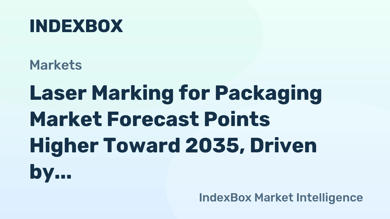 Laser Marking for Packaging Market Forecast Points Higher Toward 2035, Driven by Traceability Mandates