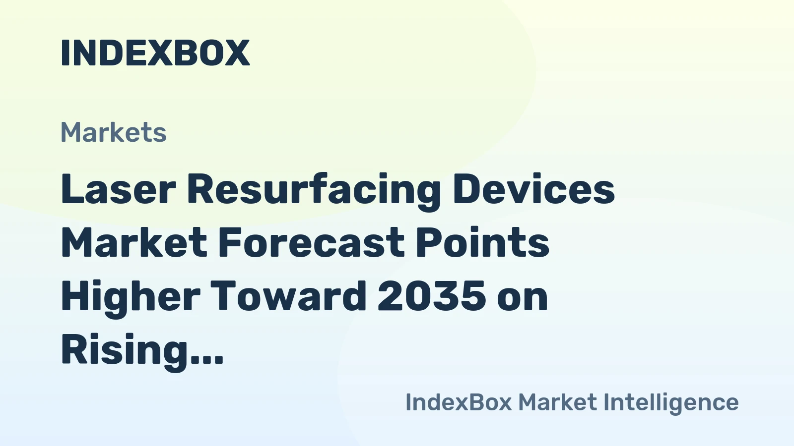 Laser Resurfacing Devices Market Forecast Points Higher Toward 2035 on Rising Demand for Minimally Invasive Aesthetic Procedures