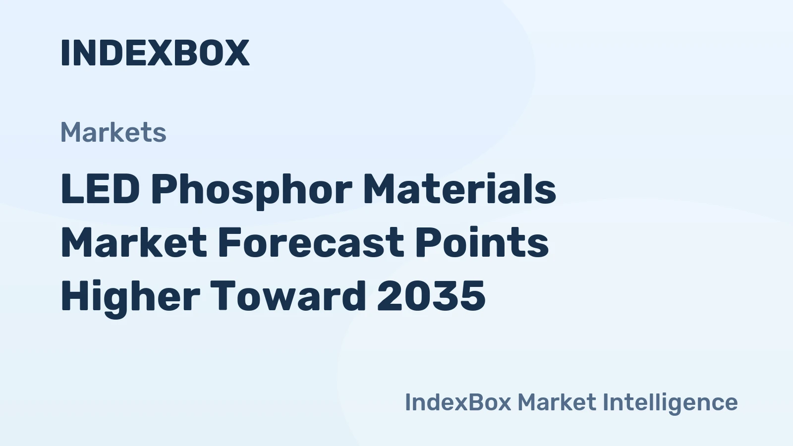 LED Phosphor Materials Market Forecast Points Higher Toward 2035, Driven by Mini-LED Backlighting and Automotive Lighting Upgrades