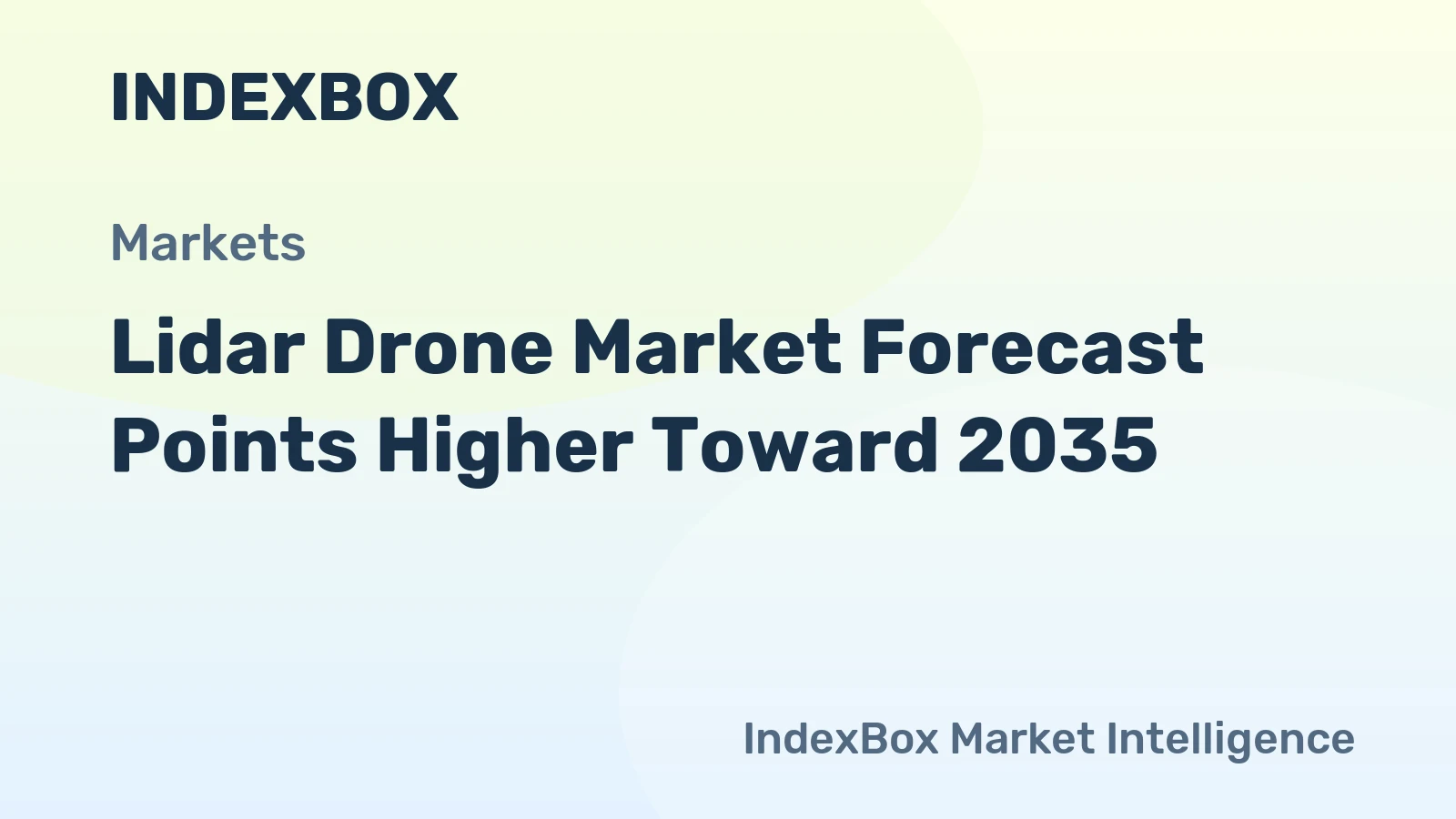 Lidar Drone Market Forecast Points Higher Toward 2035, Driven by Autonomous Vehicle Validation and Smart City Infrastructure Demands