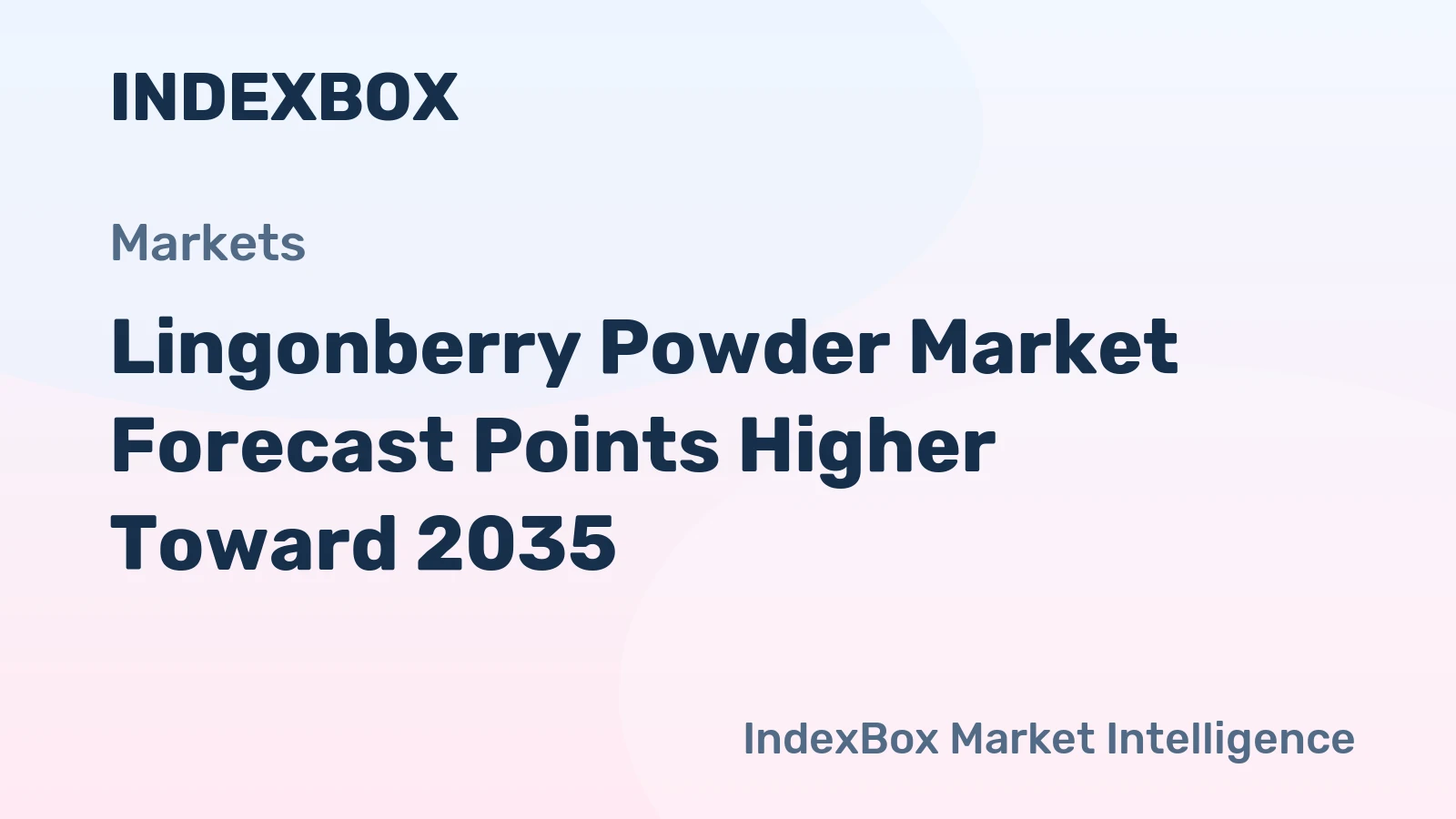 Lingonberry Powder Market Forecast Points Higher Toward 2035, Driven by Functional Food and Nutraceutical Demand