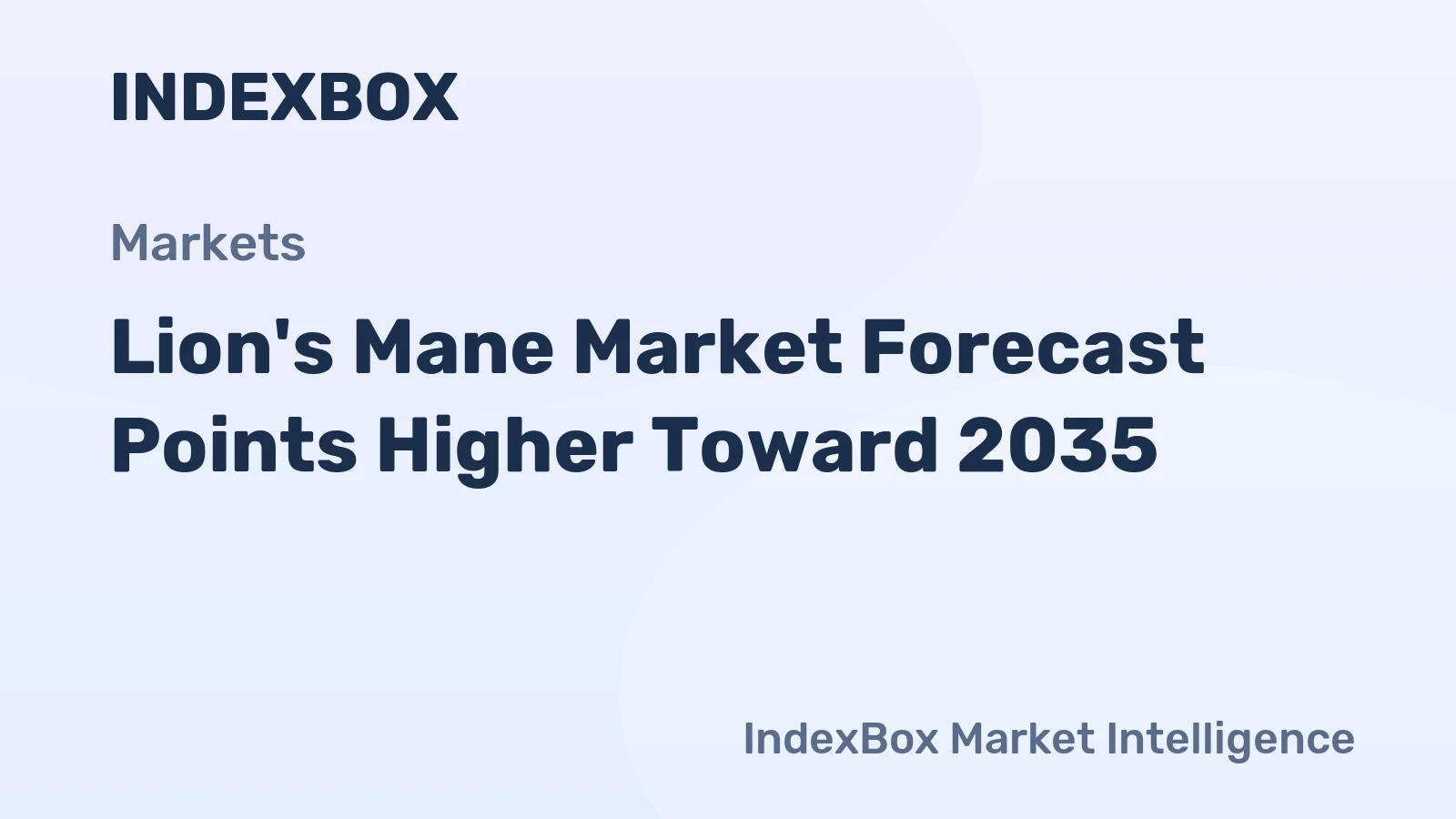 Lion's Mane Market Forecast Points Higher Toward 2035, Driven by Cognitive Health Demand and Mainstream Retail Adoption