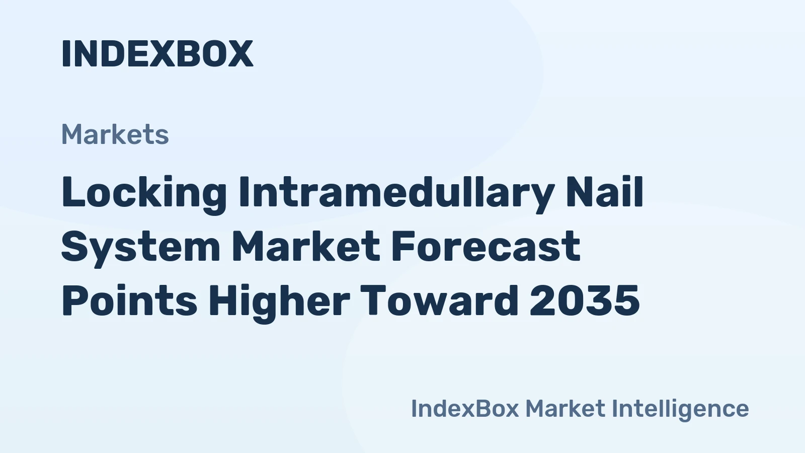 Locking Intramedullary Nail System Market Forecast Points Higher Toward 2035, Driven by Rising Geriatric Fracture Incidence