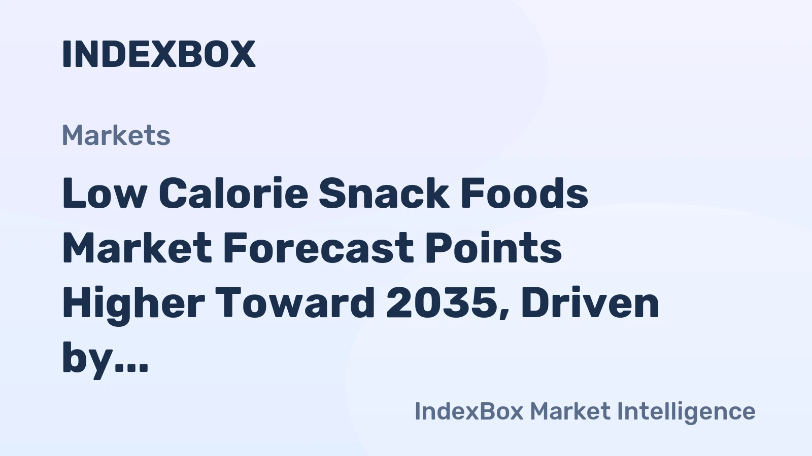Low Calorie Snack Foods Market Forecast Points Higher Toward 2035, Driven by Metabolic Health Demand