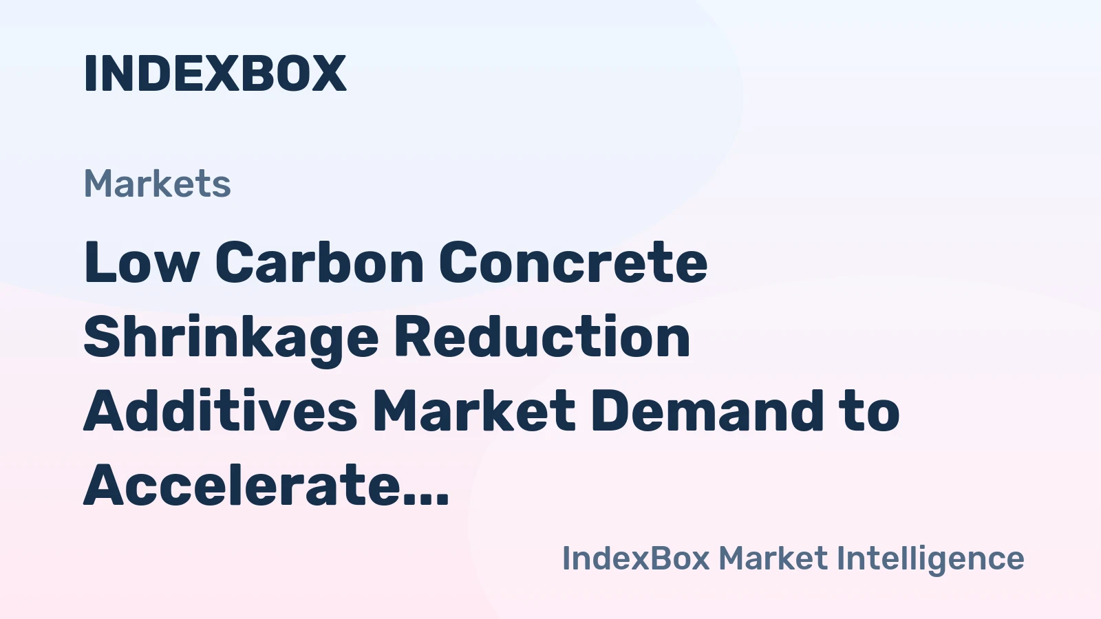 Low Carbon Concrete Shrinkage Reduction Additives Market Demand to Accelerate by 2035 Amid Global Green Building Codes