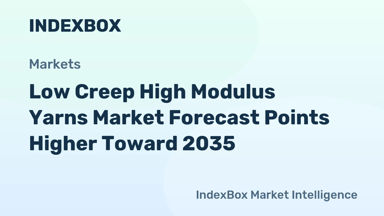 Low Creep High Modulus Yarns Market Forecast Points Higher Toward 2035, Driven by Aerospace and Ballistics Demand