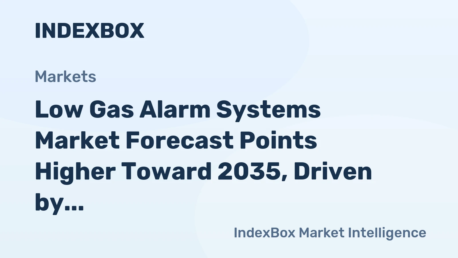 Low Gas Alarm Systems Market Forecast Points Higher Toward 2035, Driven by Stricter Industrial Safety Mandates