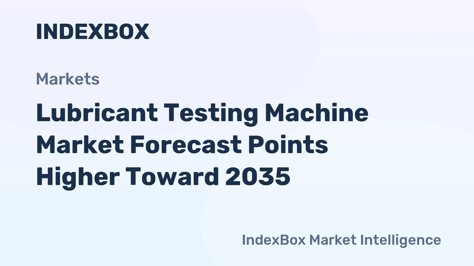 Lubricant Testing Machine Market Forecast Points Higher Toward 2035, Driven by Tightening Quality Standards and Automation Demand