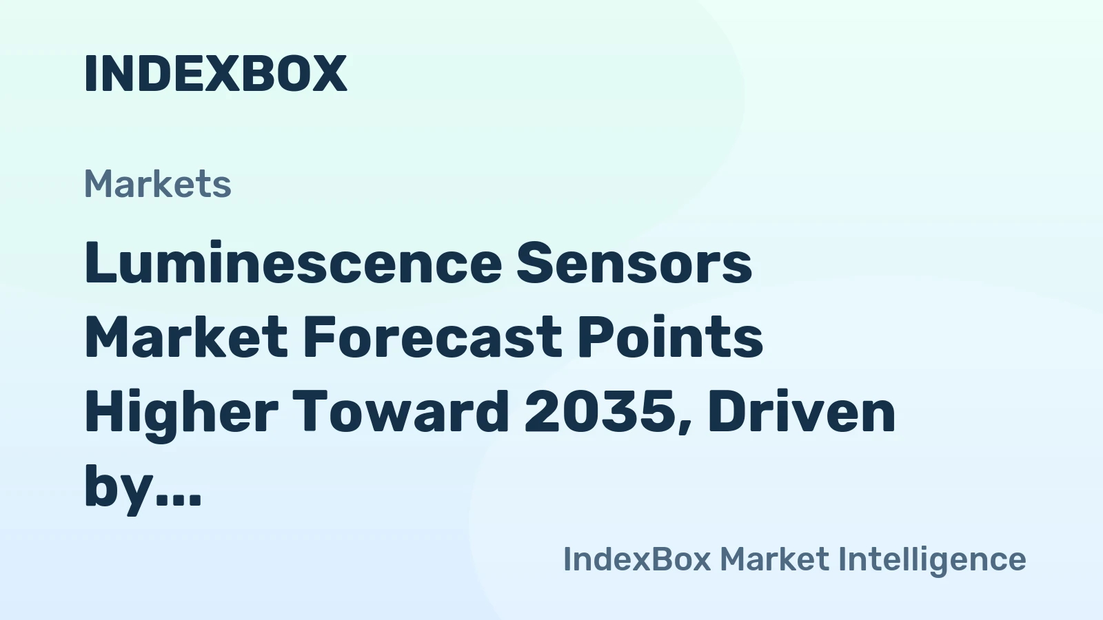 Luminescence Sensors Market Forecast Points Higher Toward 2035, Driven by Industrial Automation Expansion