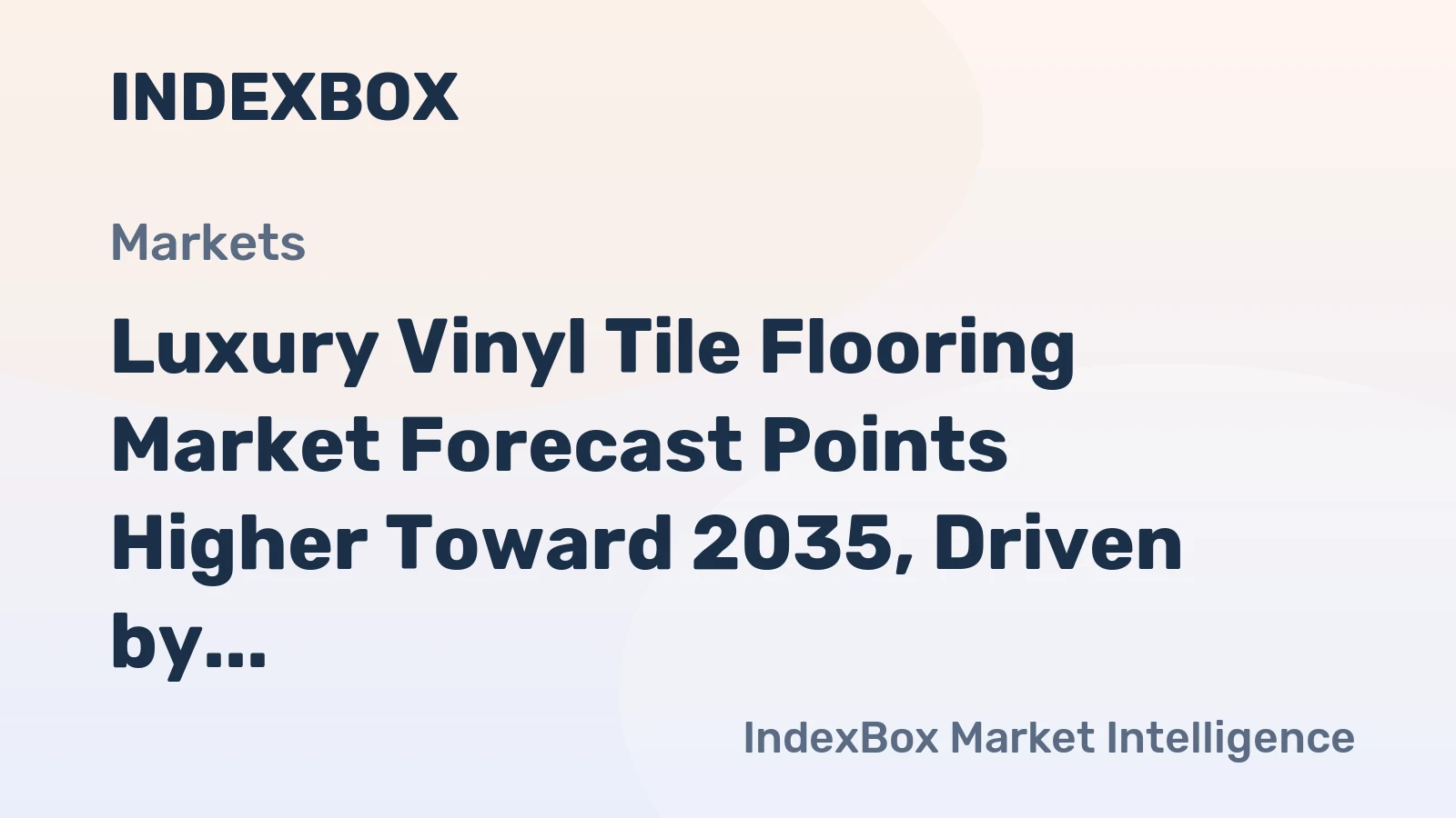Luxury Vinyl Tile Flooring Market Forecast Points Higher Toward 2035, Driven by Commercial Renovation