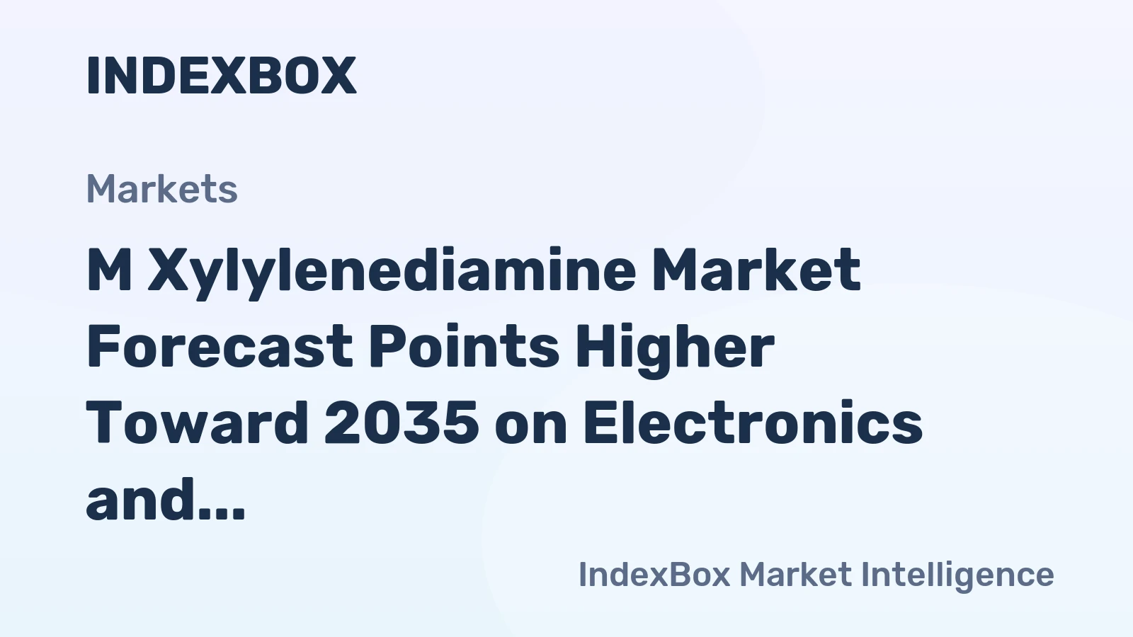 M Xylylenediamine Market Forecast Points Higher Toward 2035 on Electronics and Semiconductor Demand