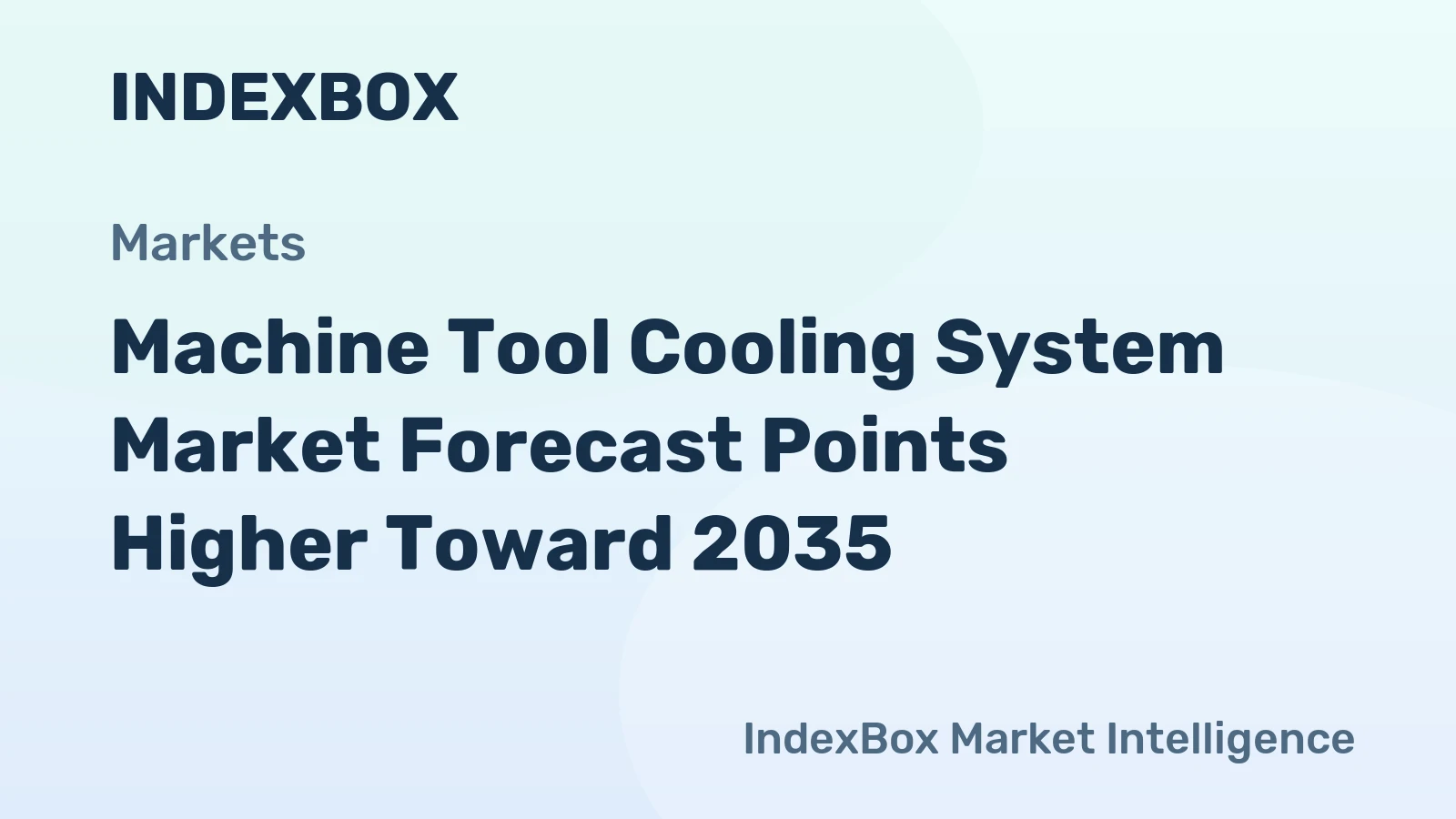 Machine Tool Cooling System Market Forecast Points Higher Toward 2035, Driven by Precision Manufacturing Demands