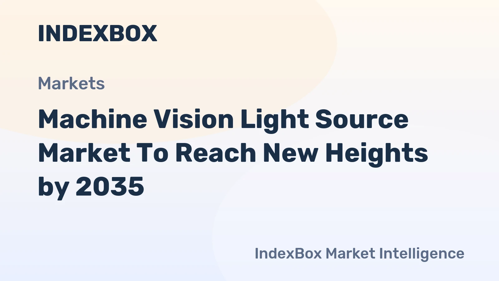 Machine Vision Light Source Market to Reach New Heights by 2035, Driven by Automation in Electronics Manufacturing