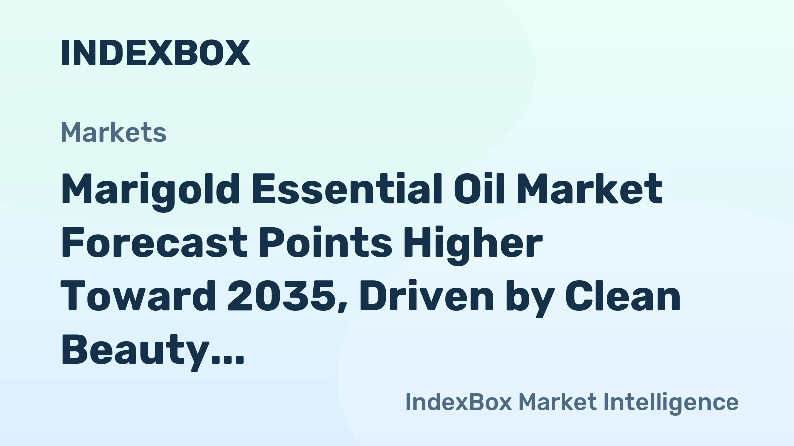 Marigold Essential Oil Market Forecast Points Higher Toward 2035, Driven by Clean Beauty Demand