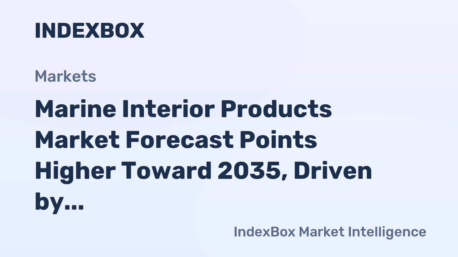 Marine Interior Products Market Forecast Points Higher Toward 2035, Driven by Fleet Renewal and Premiumization