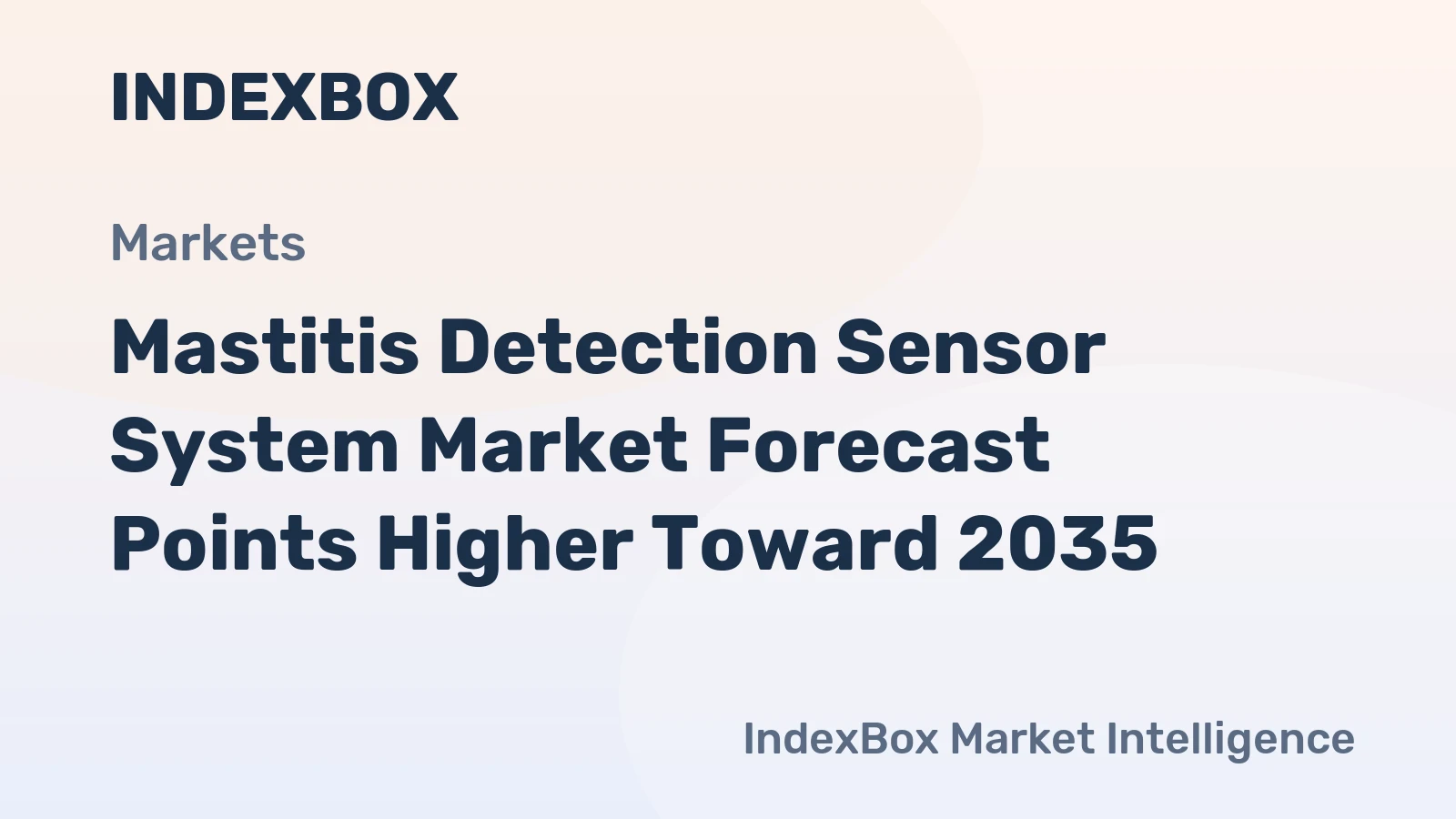 Mastitis Detection Sensor System Market Forecast Points Higher Toward 2035, Driven by Precision Dairy Farming Adoption