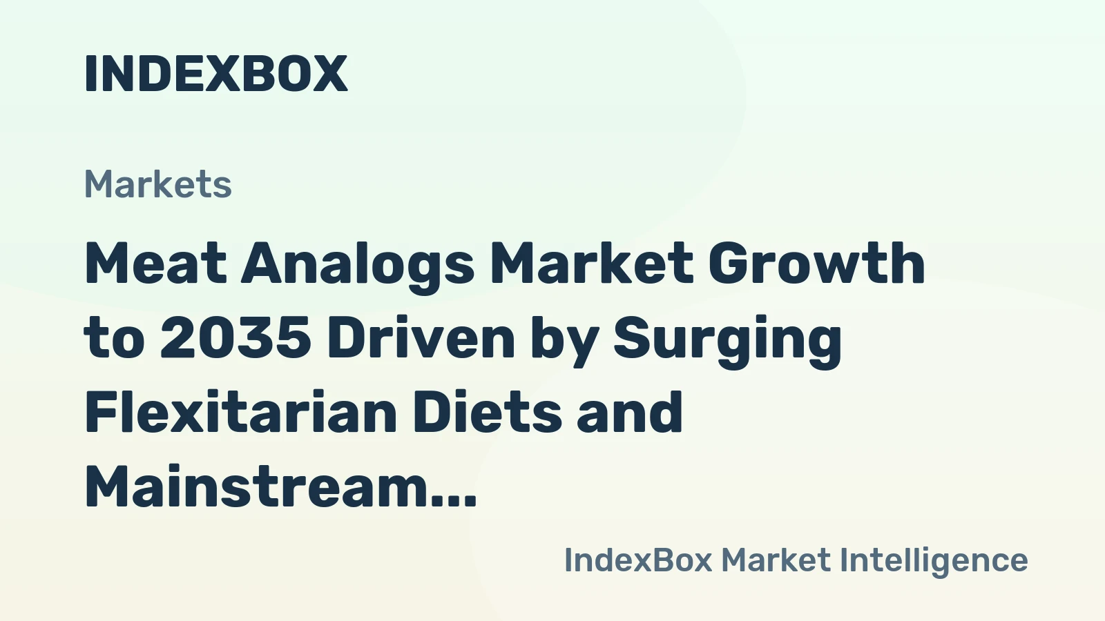 Meat Analogs Market Growth to 2035 Driven by Surging Flexitarian Diets and Mainstream Adoption