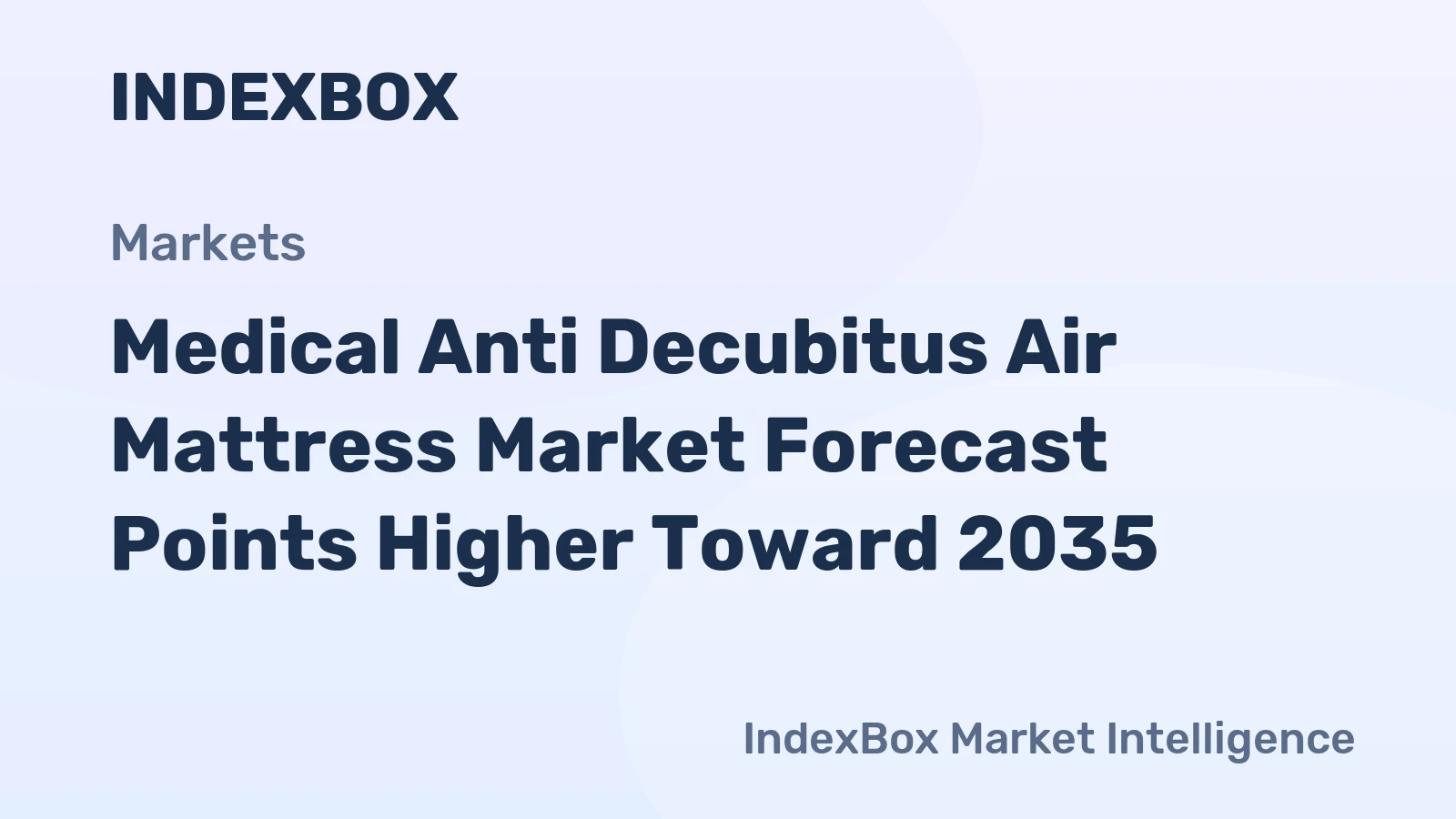 Medical Anti Decubitus Air Mattress Market Forecast Points Higher Toward 2035, Driven by Aging Demographics and Home Care Shift