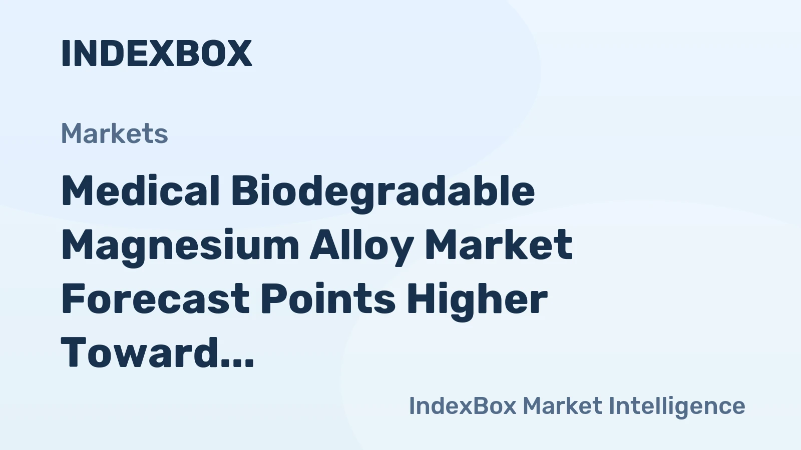Medical Biodegradable Magnesium Alloy Market Forecast Points Higher Toward 2035, Driven by Expanding Orthopedic and Cardiovascular Applications