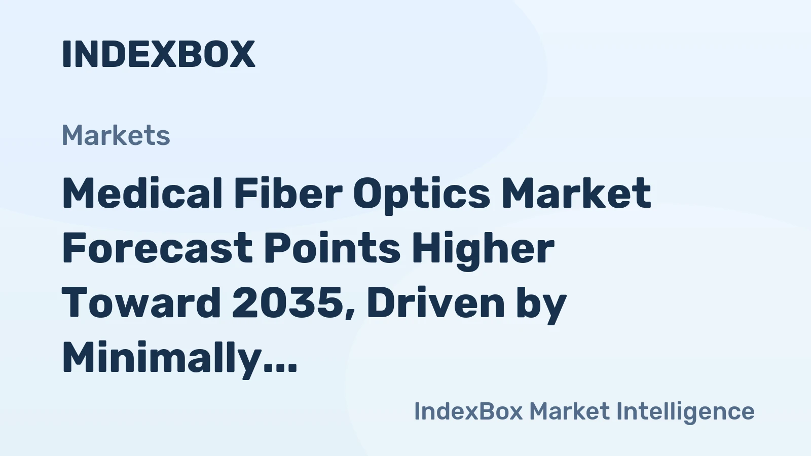 Medical Fiber Optics Market Forecast Points Higher Toward 2035, Driven by Minimally Invasive Surgery Expansion