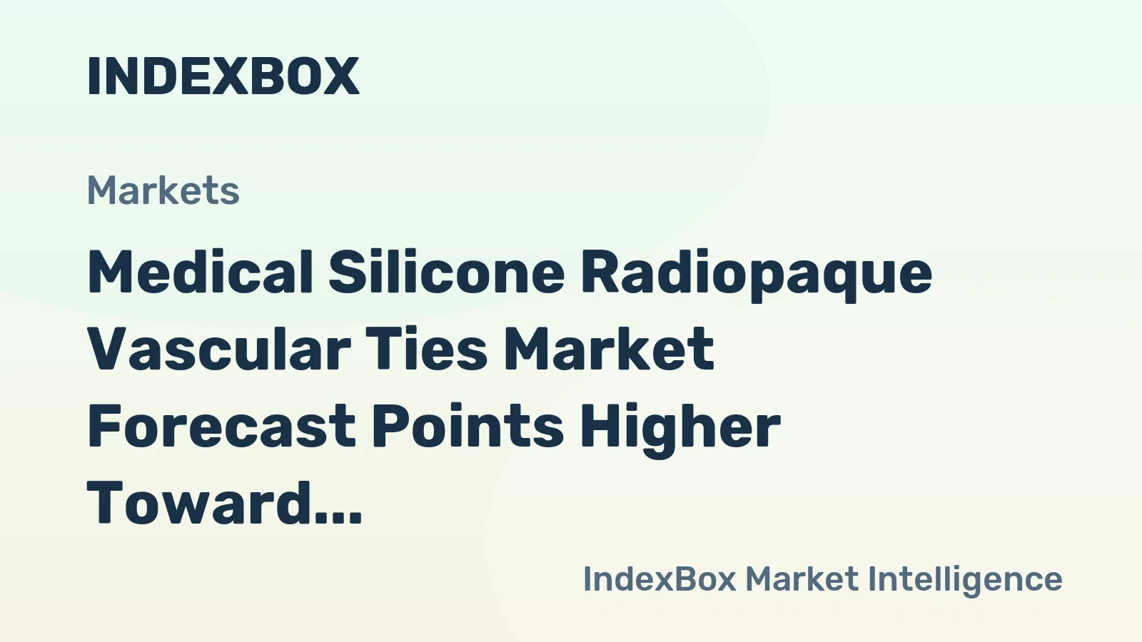 Medical Silicone Radiopaque Vascular Ties Market Forecast Points Higher Toward 2035, Driven by Rising Vascular Procedure Volumes