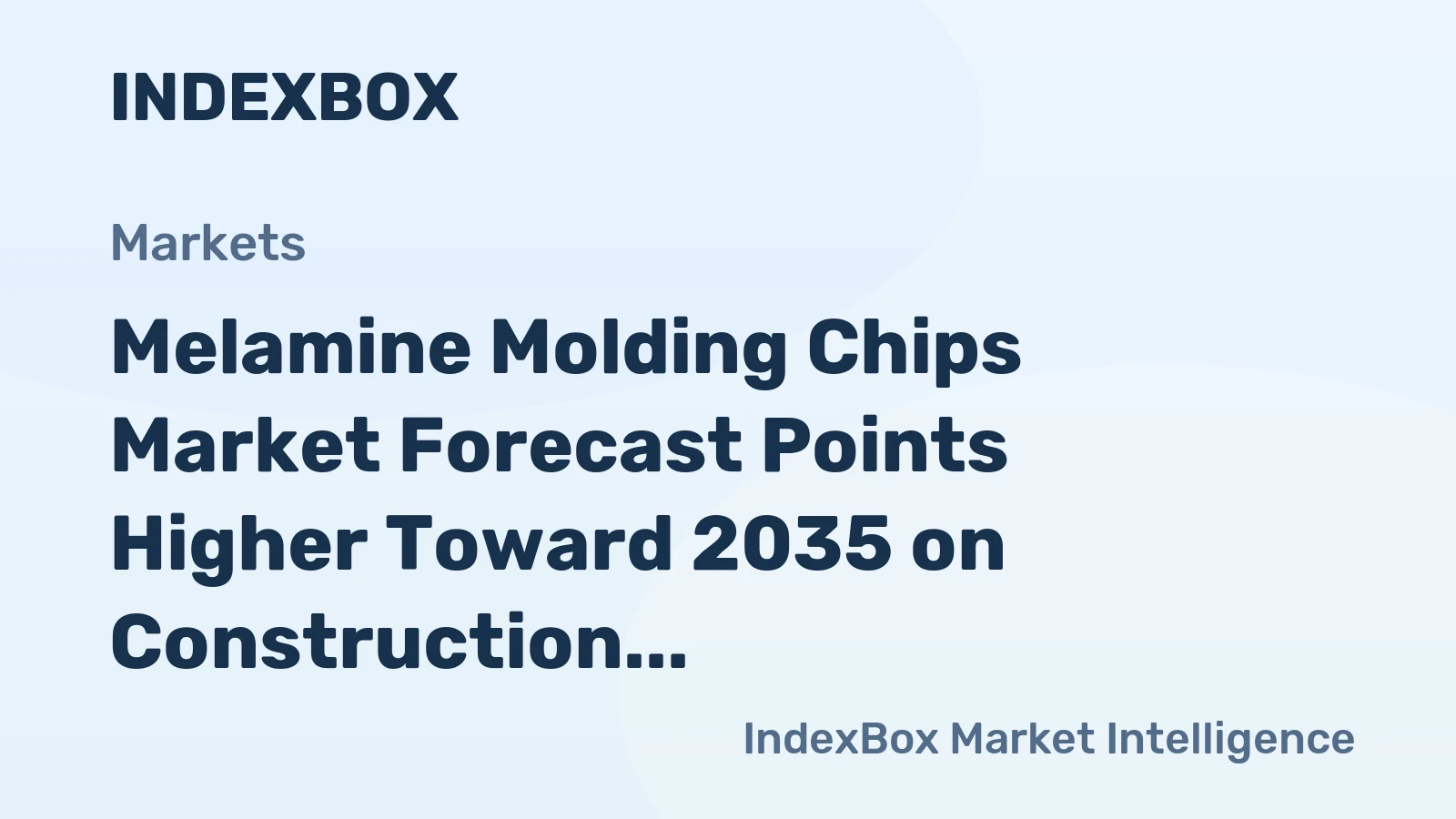 Melamine Molding Chips Market Forecast Points Higher Toward 2035 on Construction and Renovation Demand