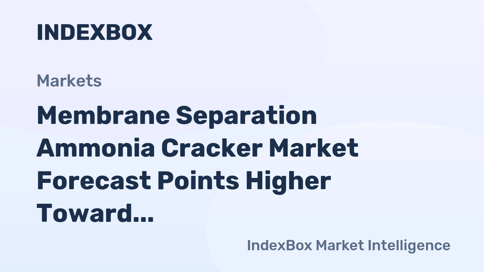 Membrane Separation Ammonia Cracker Market Forecast Points Higher Toward 2035, Driven by Green Hydrogen Demand
