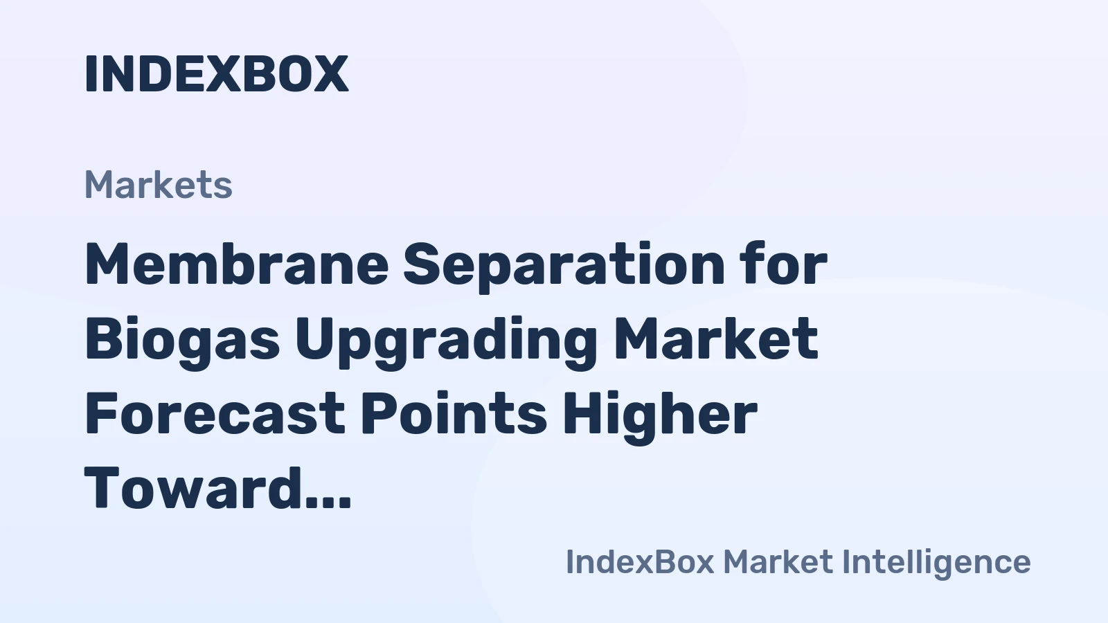 Membrane Separation for Biogas Upgrading Market Forecast Points Higher Toward 2035, Driven by RNG Mandates and Methane Slip Reduction Targets