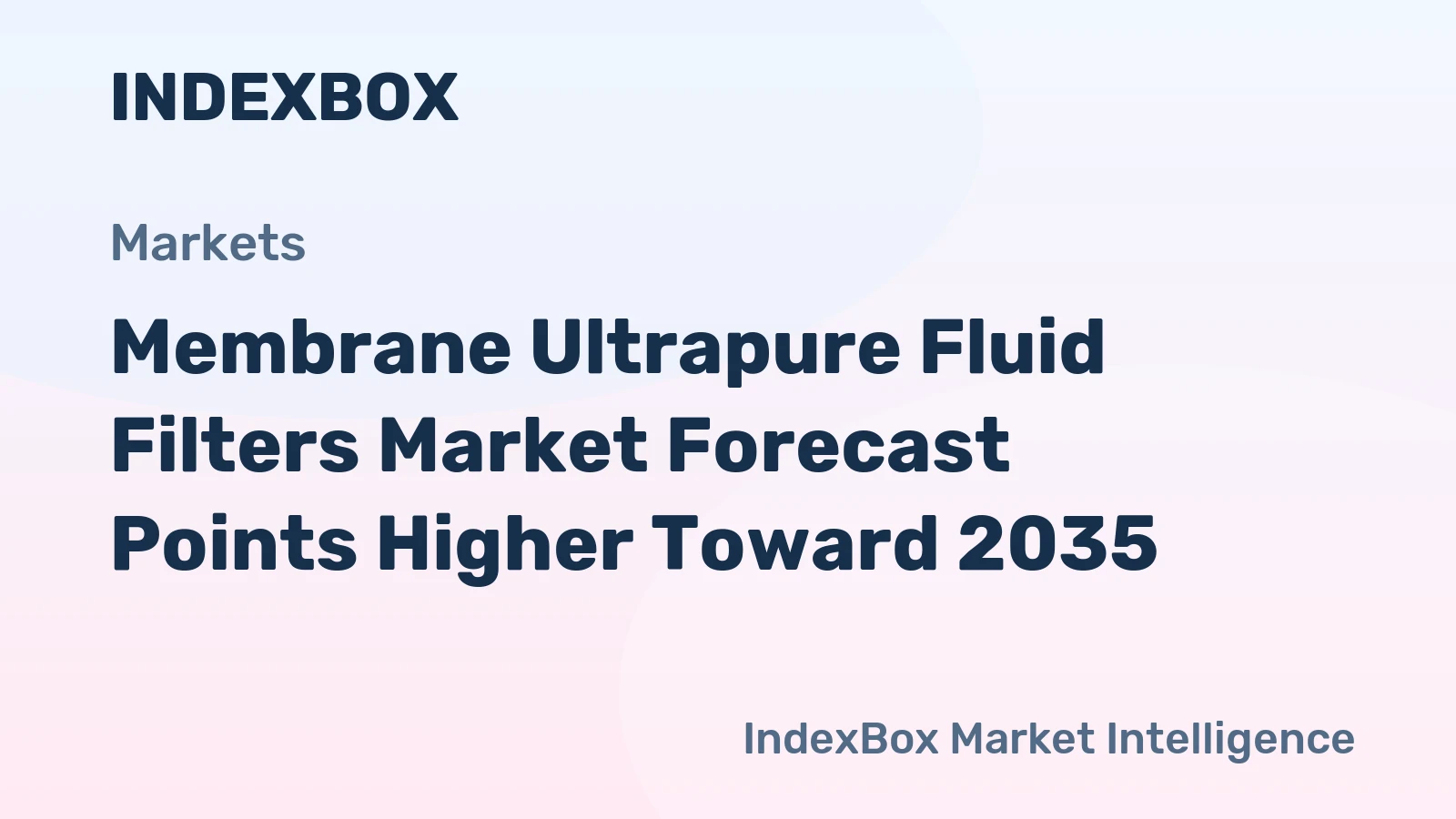 Membrane Ultrapure Fluid Filters Market Forecast Points Higher Toward 2035, Driven by Semiconductor and Pharma Purity Demands