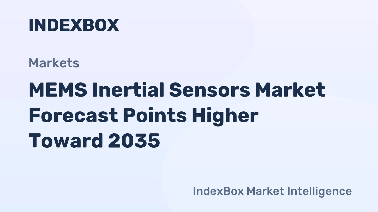 MEMS Inertial Sensors Market Forecast Points Higher Toward 2035, Driven by Autonomous Systems and Iot Expansion