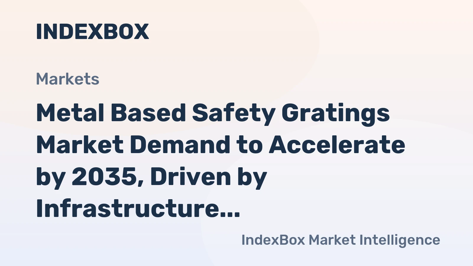 Metal Based Safety Gratings Market Demand to Accelerate by 2035, Driven by Infrastructure Modernization
