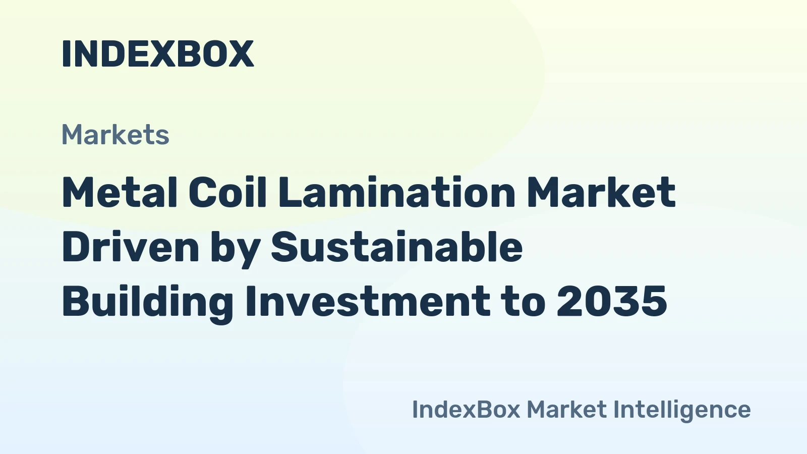 Metal Coil Lamination Market Driven by Sustainable Building Investment to 2035