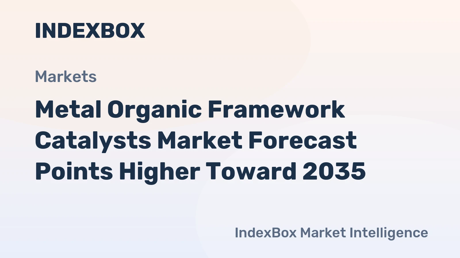 Metal Organic Framework Catalysts Market Forecast Points Higher Toward 2035, Driven by Green Chemistry Adoption