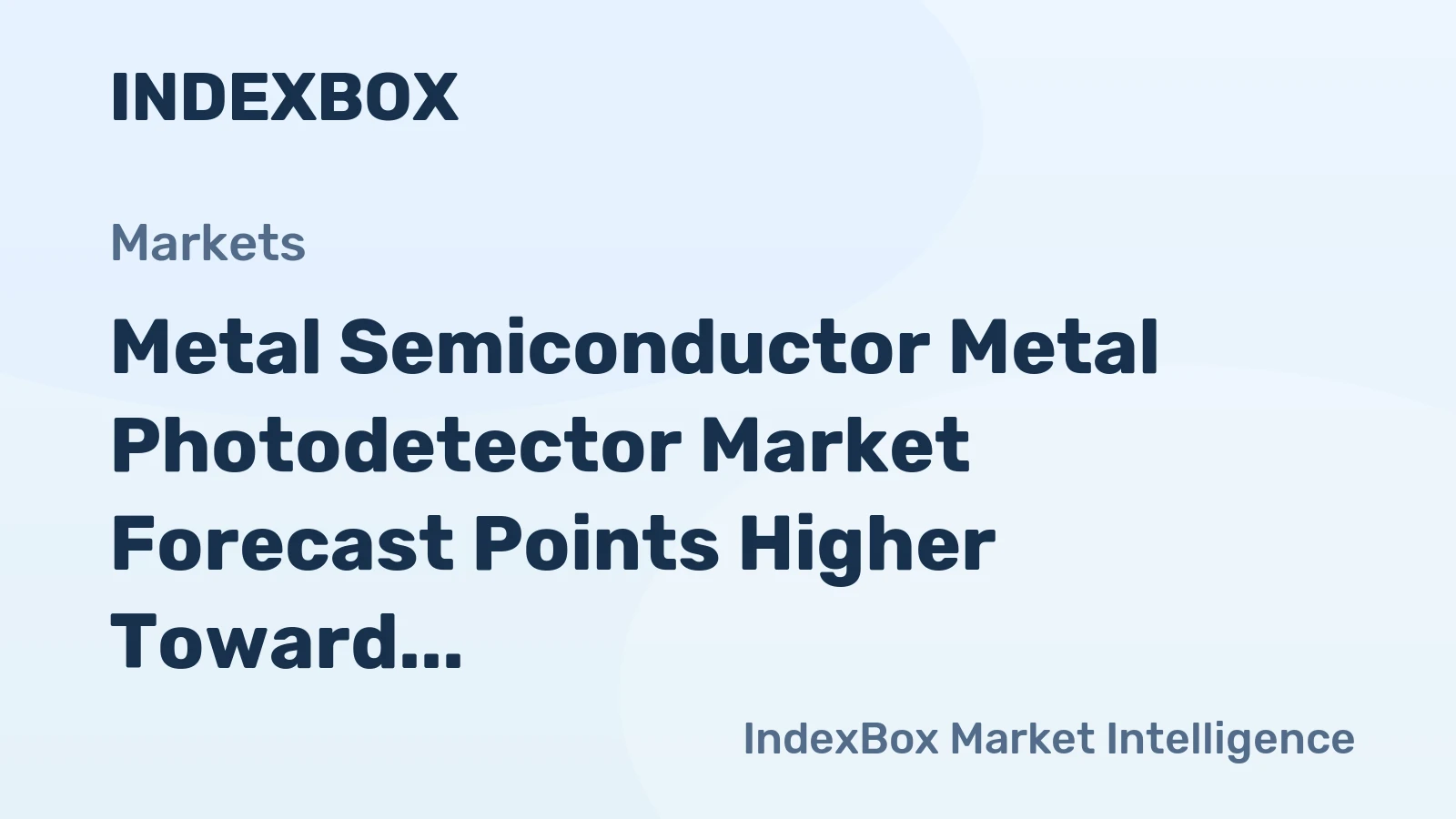 Metal Semiconductor Metal Photodetector Market Forecast Points Higher Toward 2035 on Data Center and Industrial UV Demand