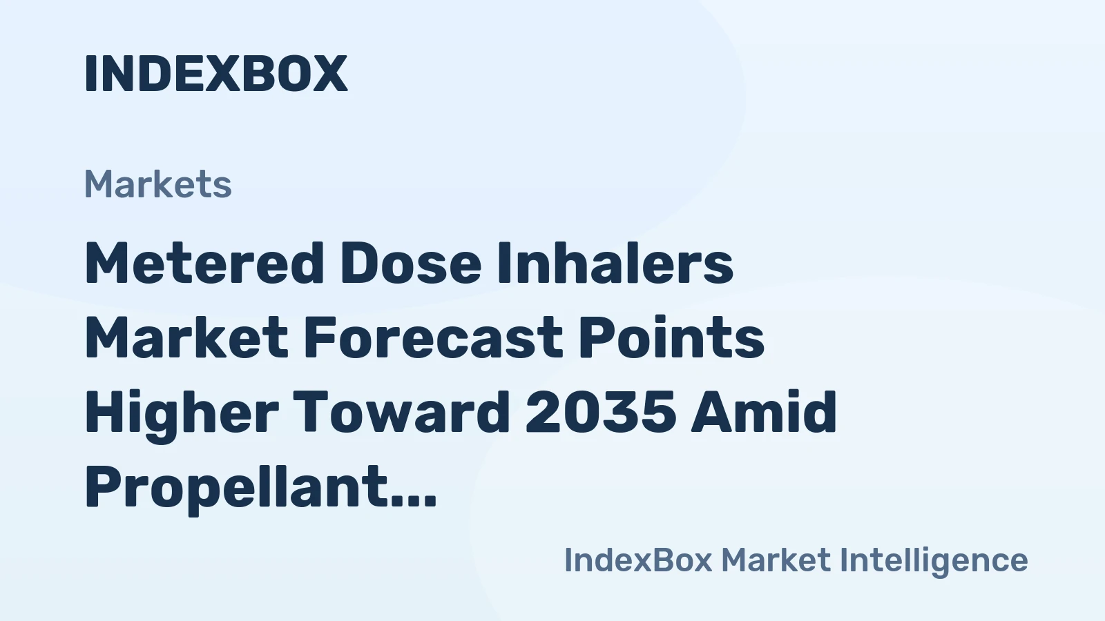 Metered Dose Inhalers Market Forecast Points Higher Toward 2035 Amid Propellant Transition and Rising Asthma Prevalence