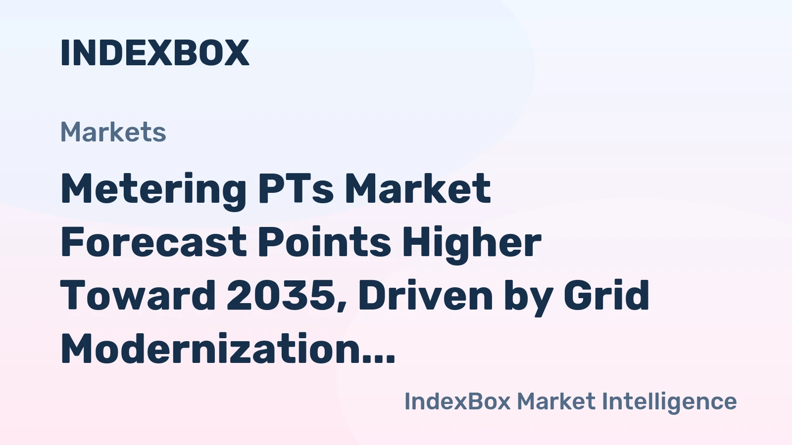 Metering PTs Market Forecast Points Higher Toward 2035, Driven by Grid Modernization