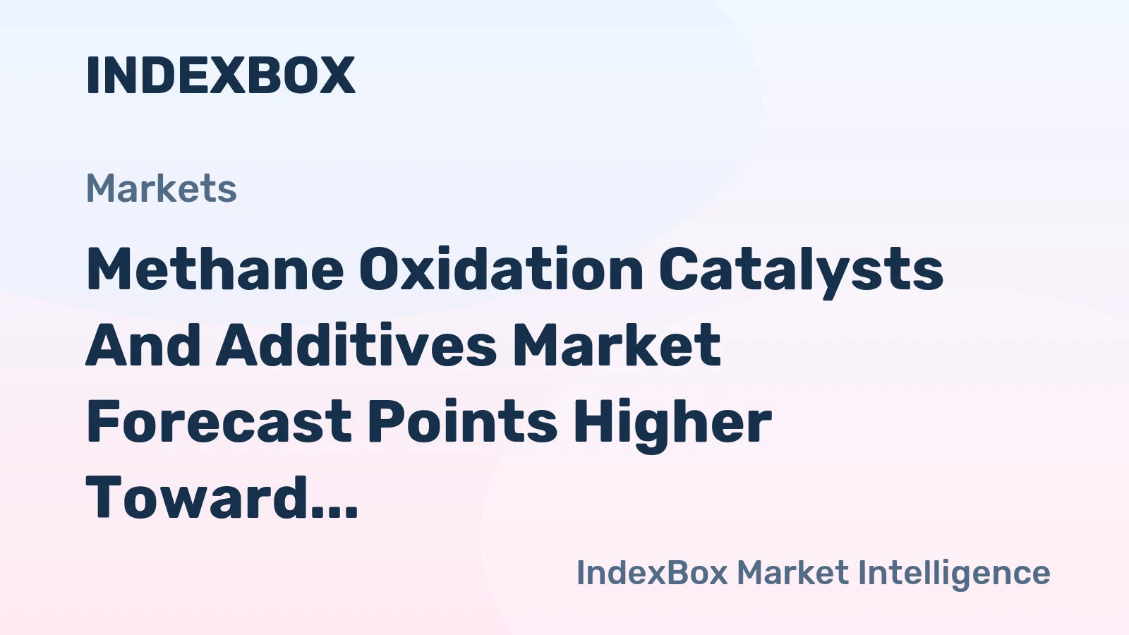 Methane Oxidation Catalysts and Additives Market Forecast Points Higher Toward 2035, Driven by Stricter Methane Emission Regulations