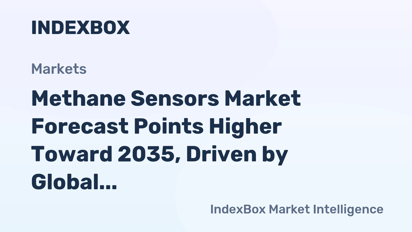 Methane Sensors Market Forecast Points Higher Toward 2035, Driven by Global Methane Abatement Mandates