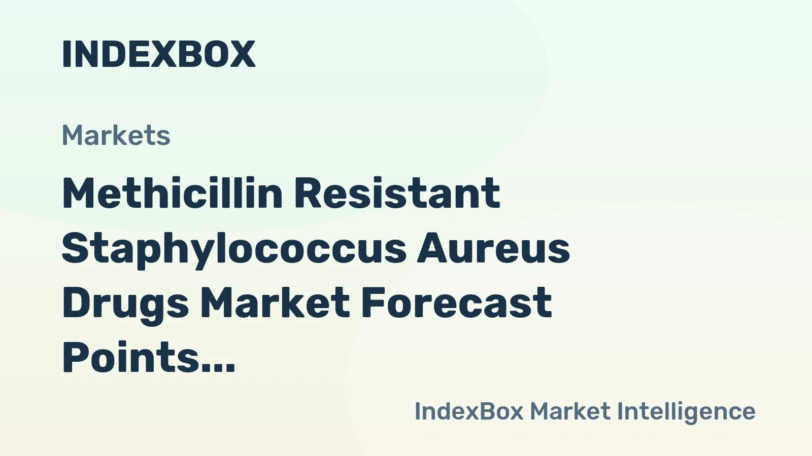 Methicillin Resistant Staphylococcus Aureus Drugs Market Forecast Points Higher Toward 2035 on Rising Antimicrobial Resistance Burden
